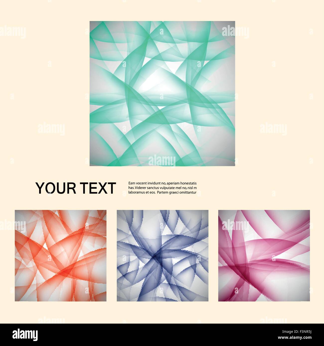 Set of vector abstract line background EPS10 Stock Vector Image & Art ...