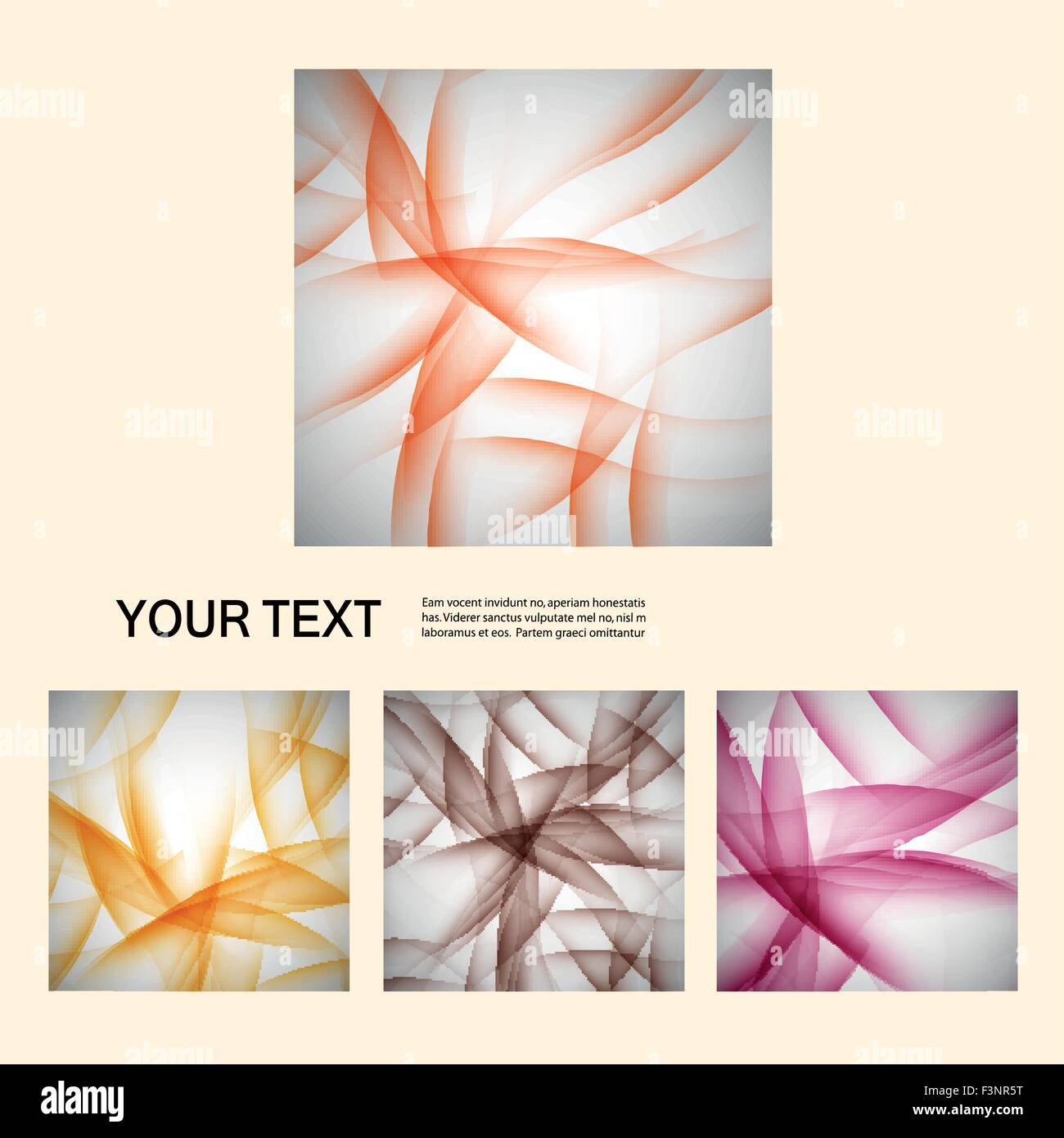 Set of vector abstract line background EPS10 Stock Vector Image & Art ...