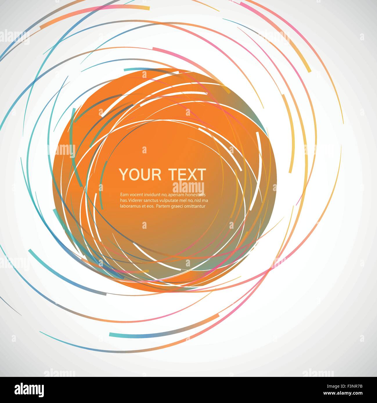 Vector color circle line design Stock Vector Image & Art - Alamy