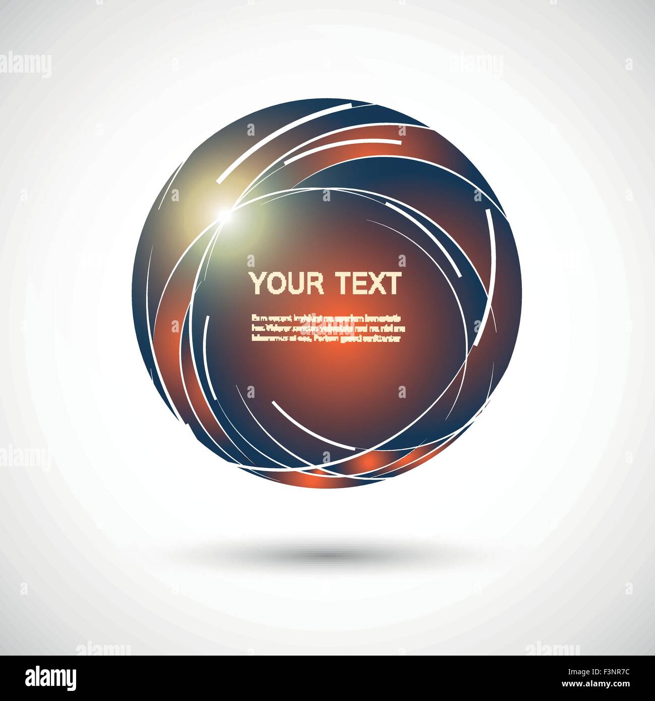 Vector color circle line design Stock Vector Image & Art - Alamy