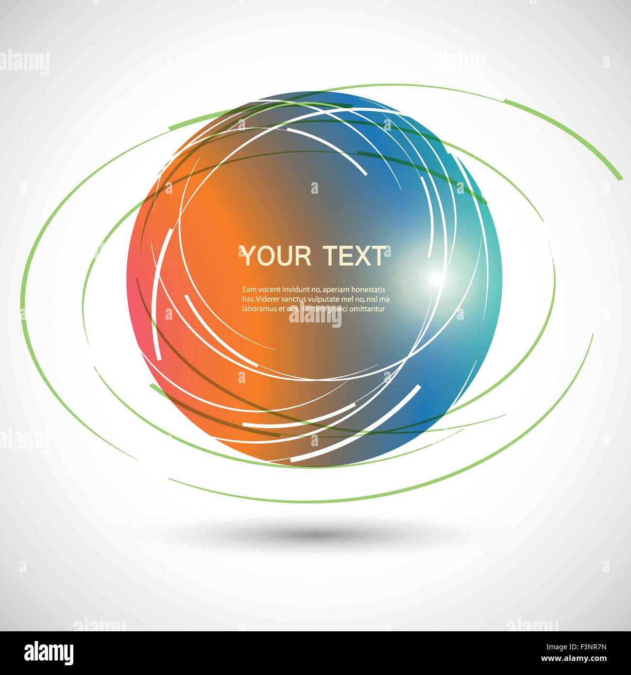 Vector color circle line design Stock Vector Image & Art - Alamy