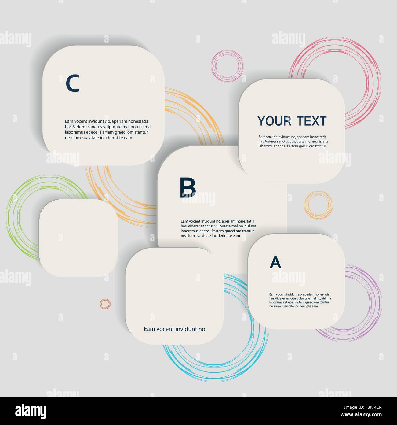 Vector color square connection eps Stock Vector Image & Art - Alamy