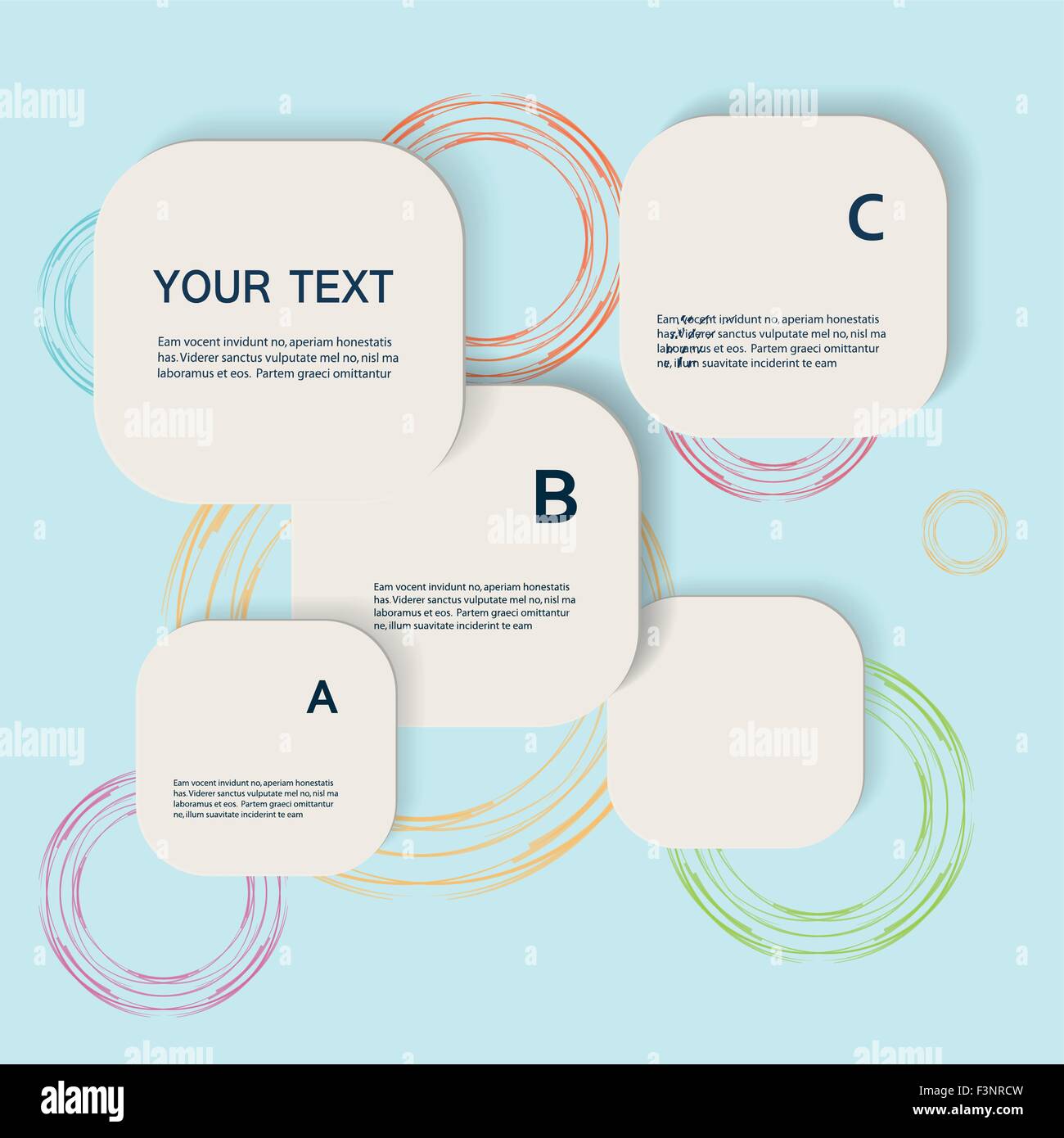 Vector color square connection eps Stock Vector Image & Art - Alamy