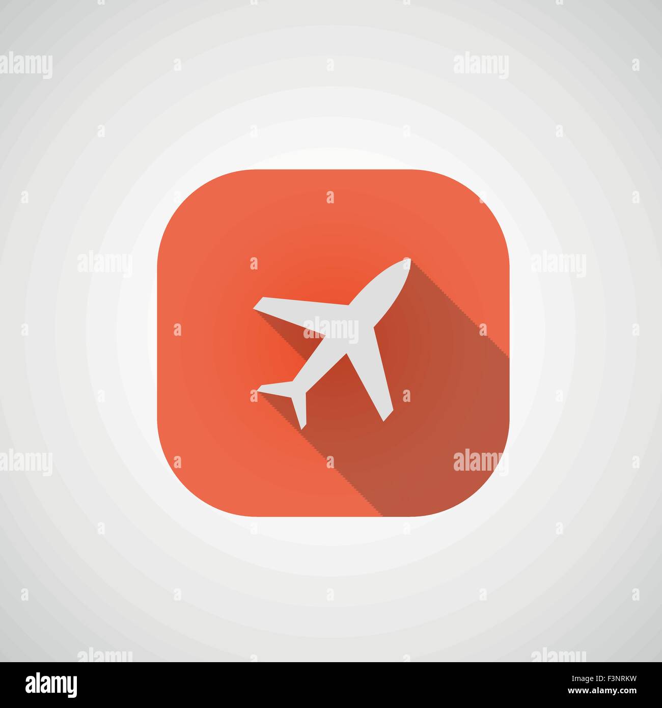 Icon Plane in the red box Stock Vector Image & Art - Alamy