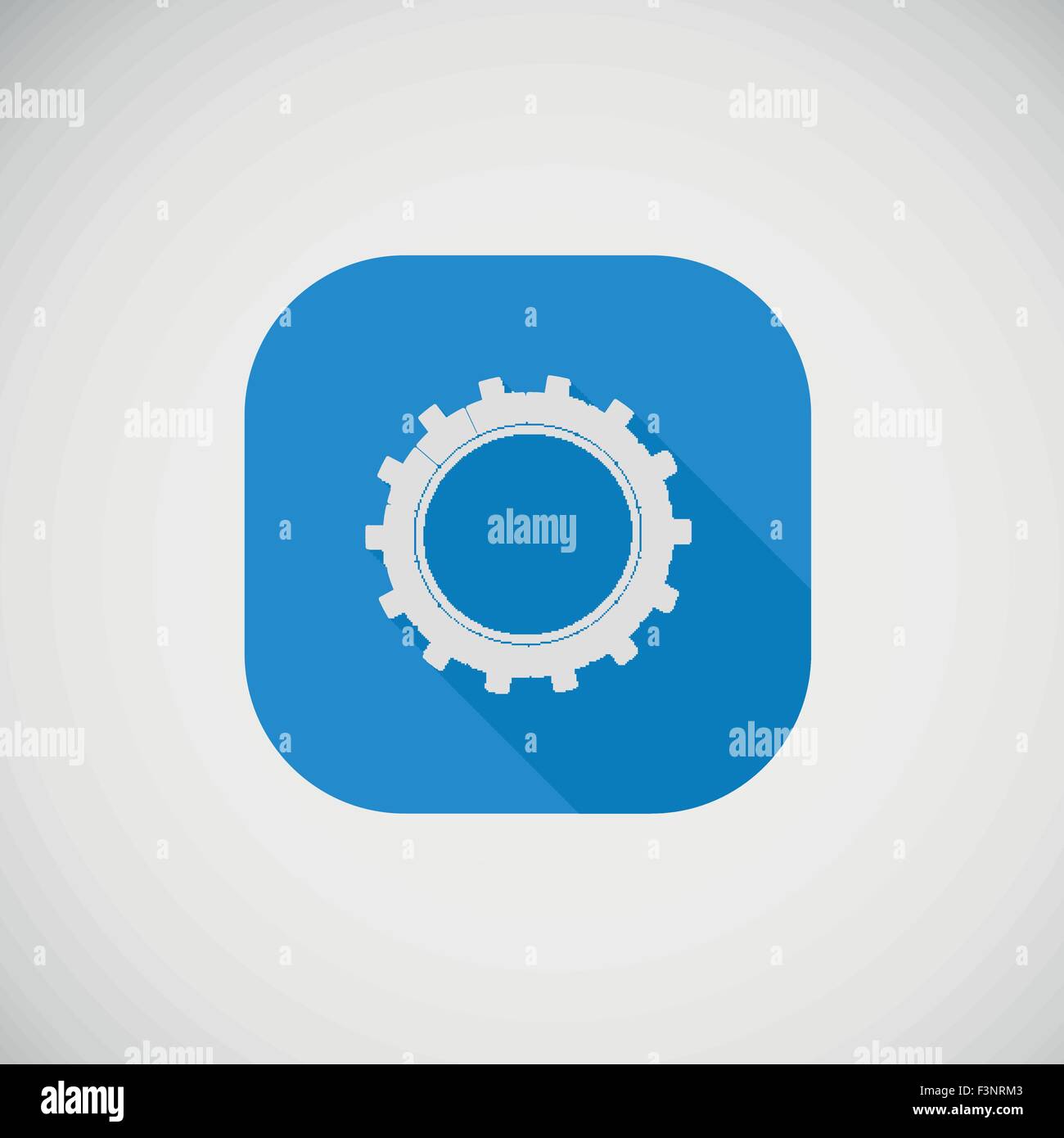 Vector gear flat icon eps Stock Vector Image & Art - Alamy