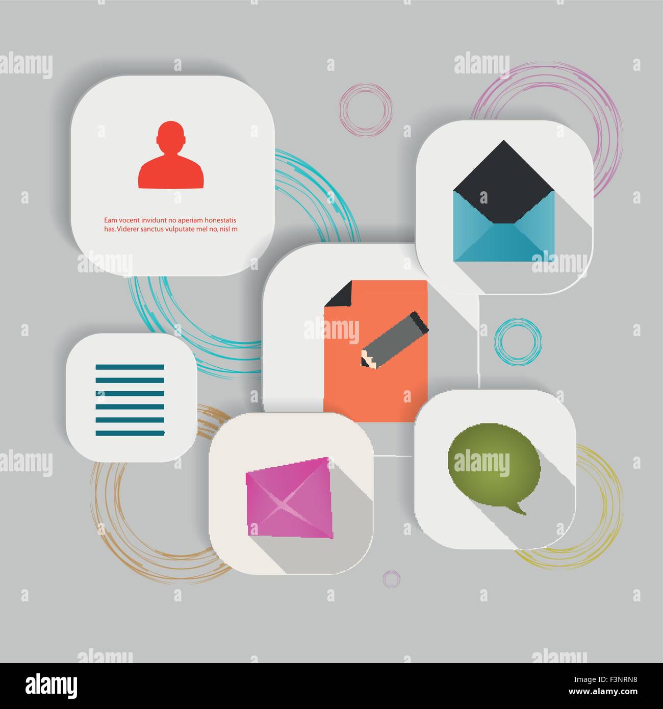 Set of information icons eps Stock Vector Image & Art - Alamy