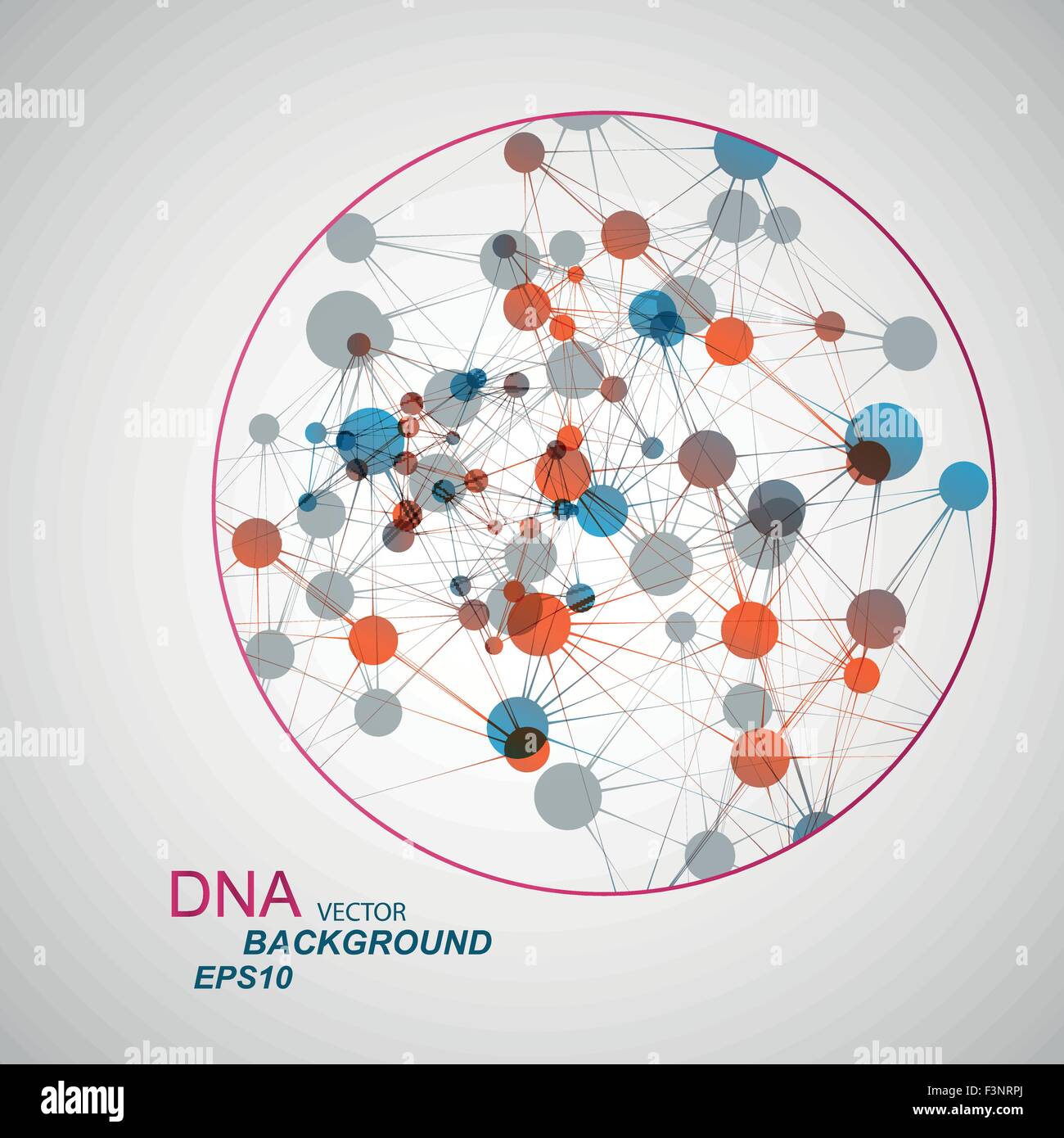 Vector network connection and DNA eps10 Stock Vector Image & Art - Alamy