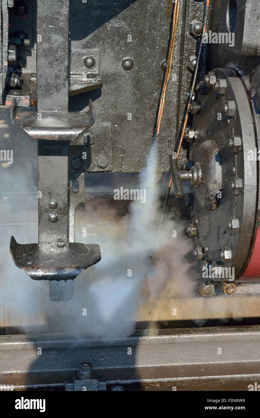 Steam train on the way Stock Photo - Alamy