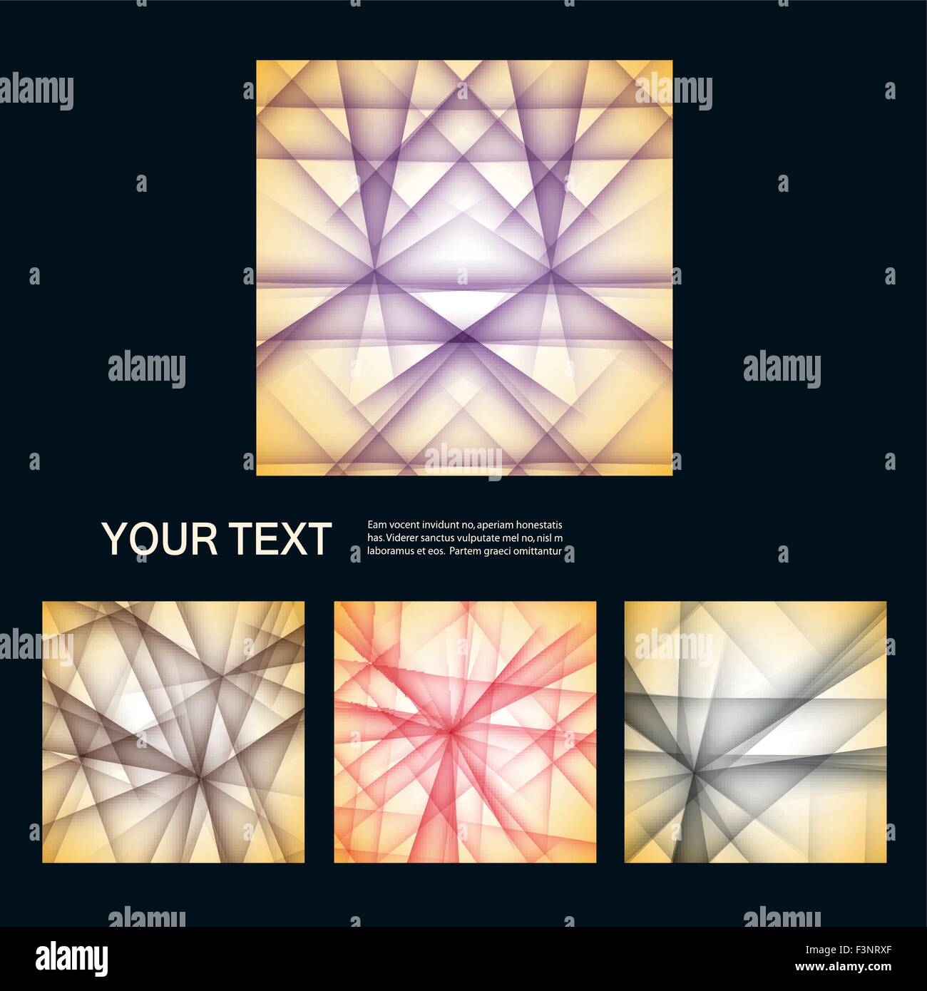 Vector set color line elements Stock Vector Image & Art - Alamy