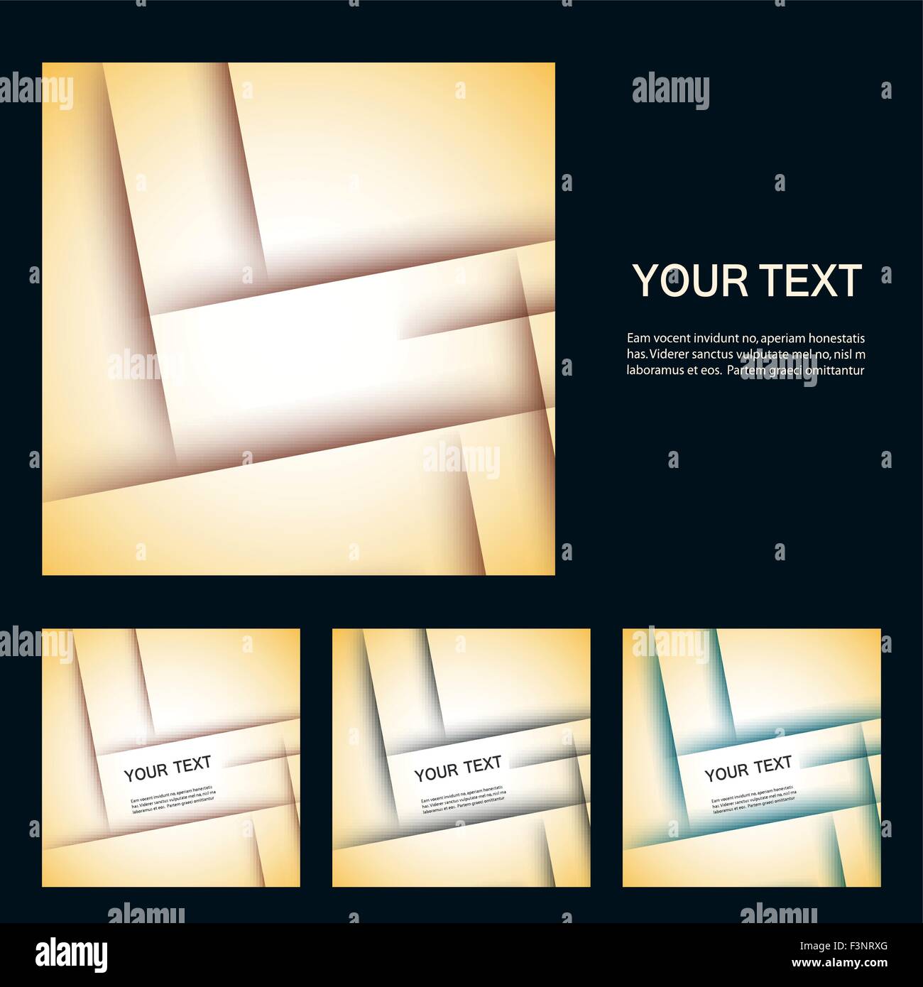 Vector set color line elements Stock Vector Image & Art - Alamy