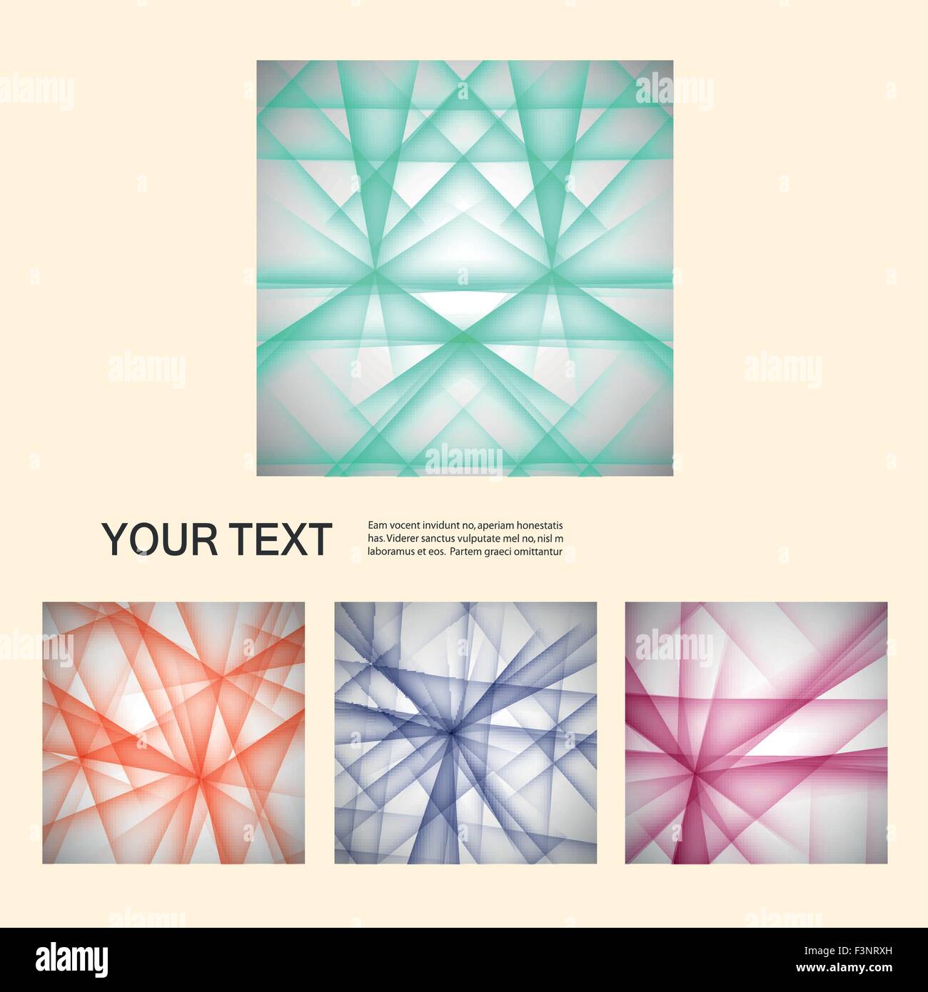 Vector set color line elements Stock Vector Image & Art - Alamy