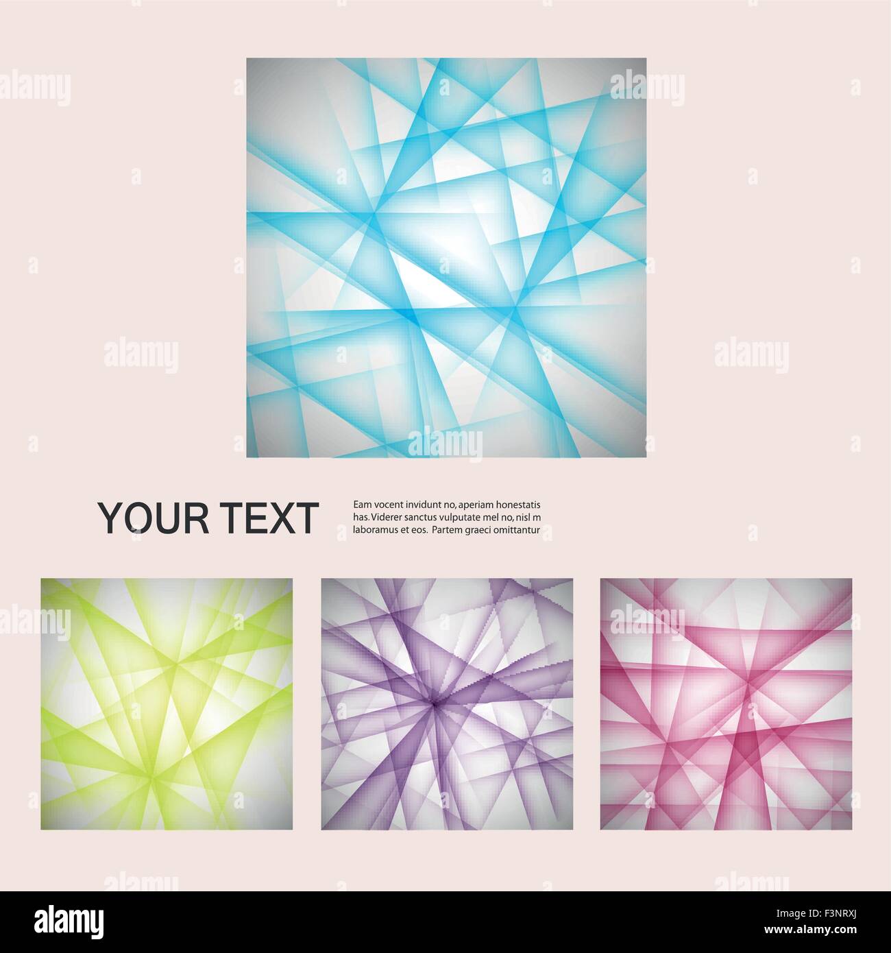 Vector set color line elements Stock Vector Image & Art - Alamy