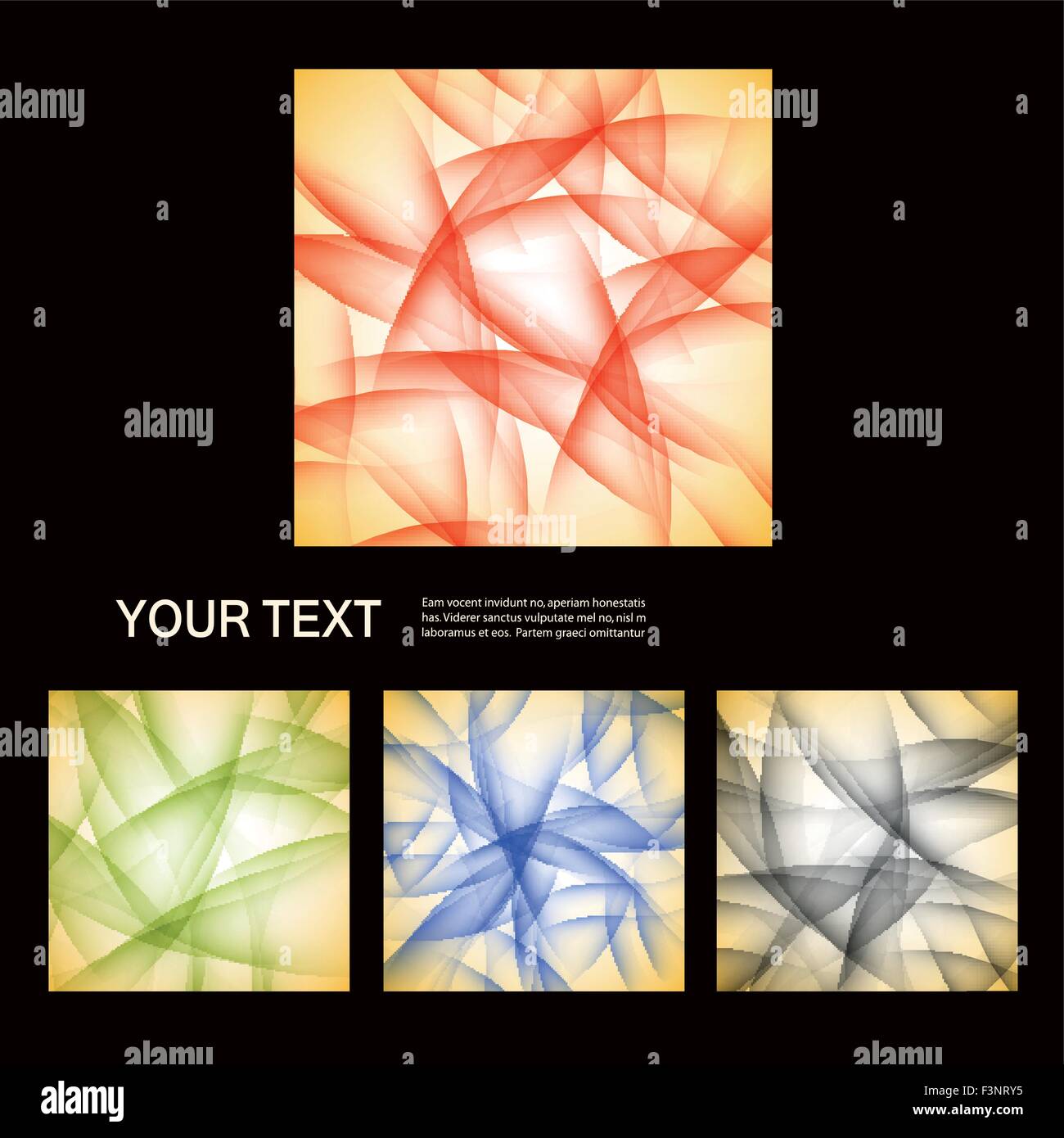 Set of vector abstract line background EPS10 Stock Vector Image & Art ...