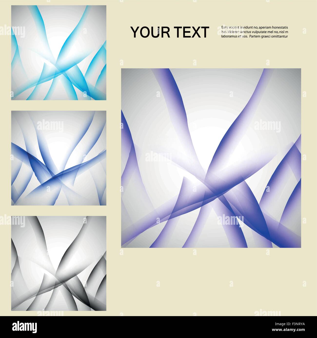 Set of vector abstract line background EPS10 Stock Vector Image & Art ...