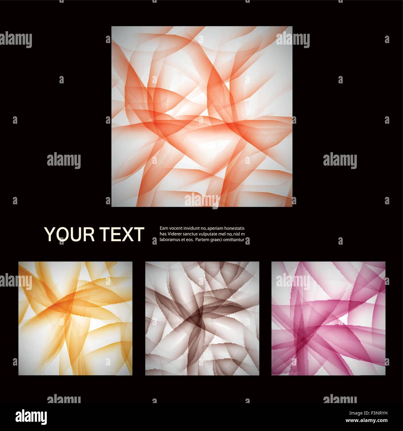 Set of vector abstract line background EPS10 Stock Vector Image & Art ...