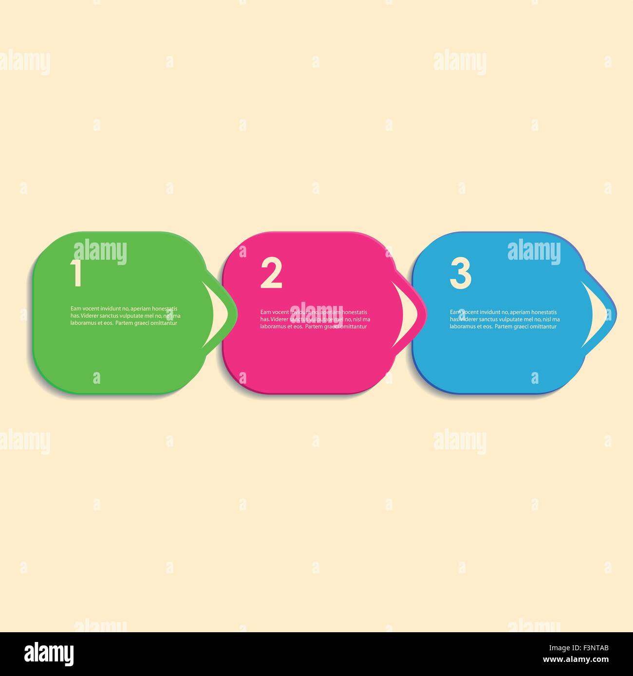 Abstract color vector shapes for your infographics Stock Vector Image ...