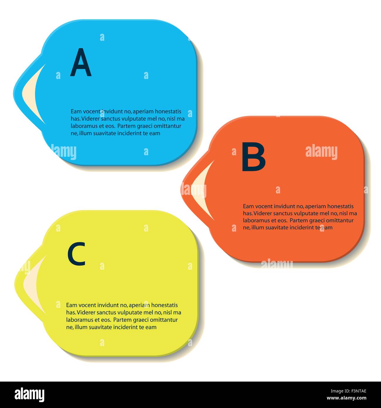 Abstract color vector shapes for your infographics Stock Vector Image ...