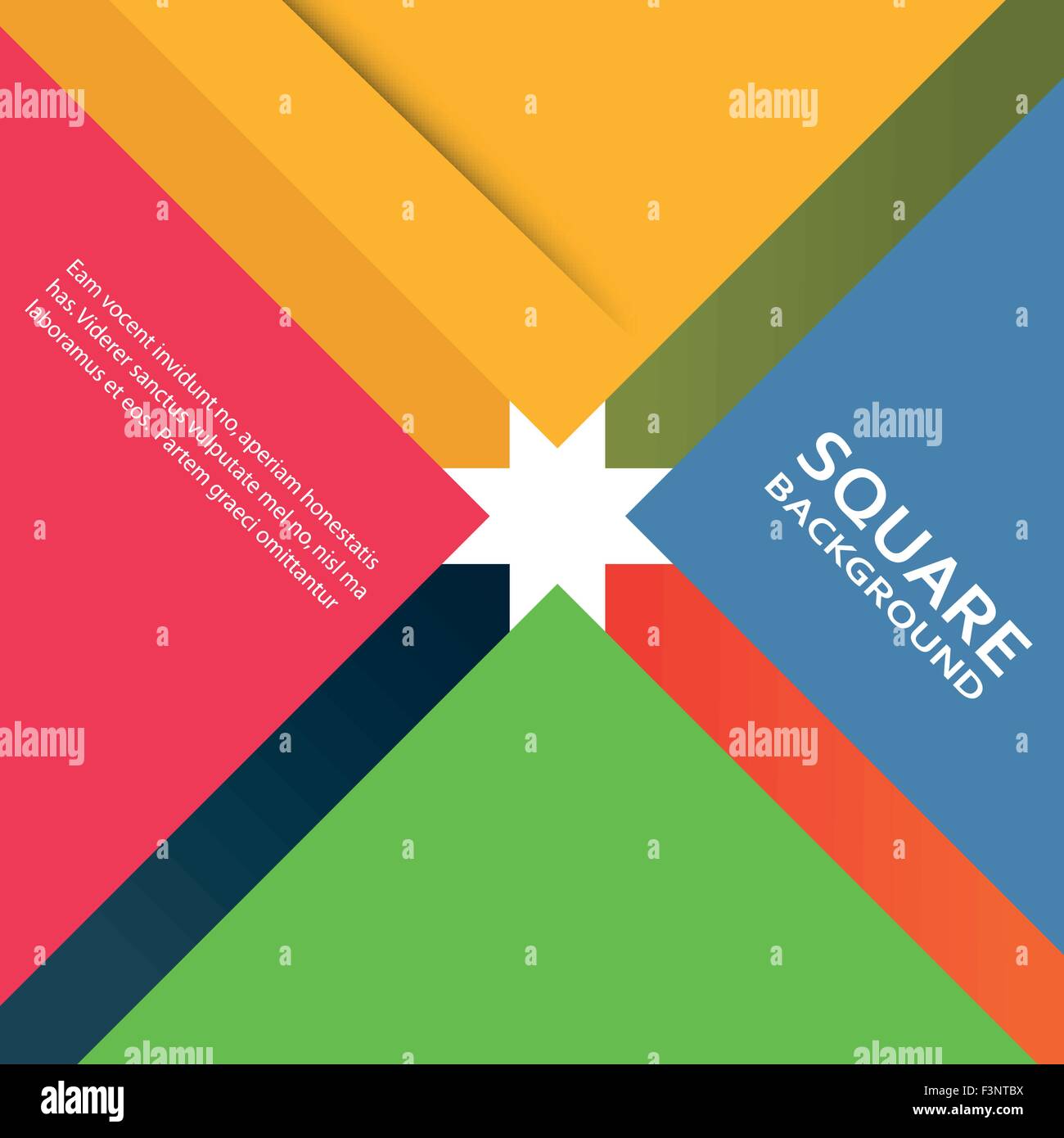 Large colored boxes with blank space for text Stock Vector Image & Art ...