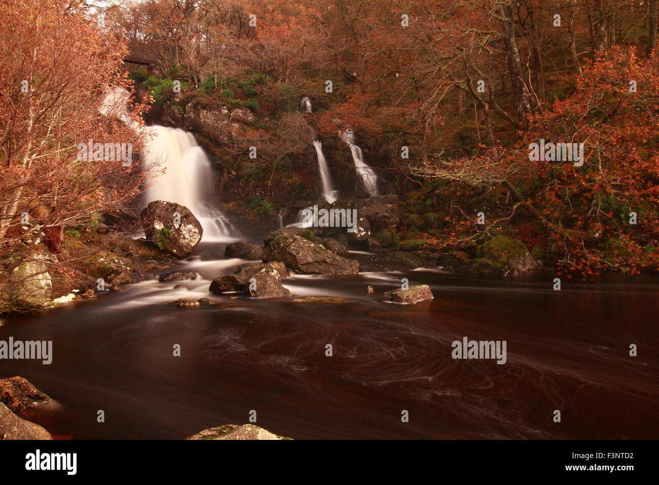 Inversnaid waterfall in autumn hi-res stock photography and images - Alamy