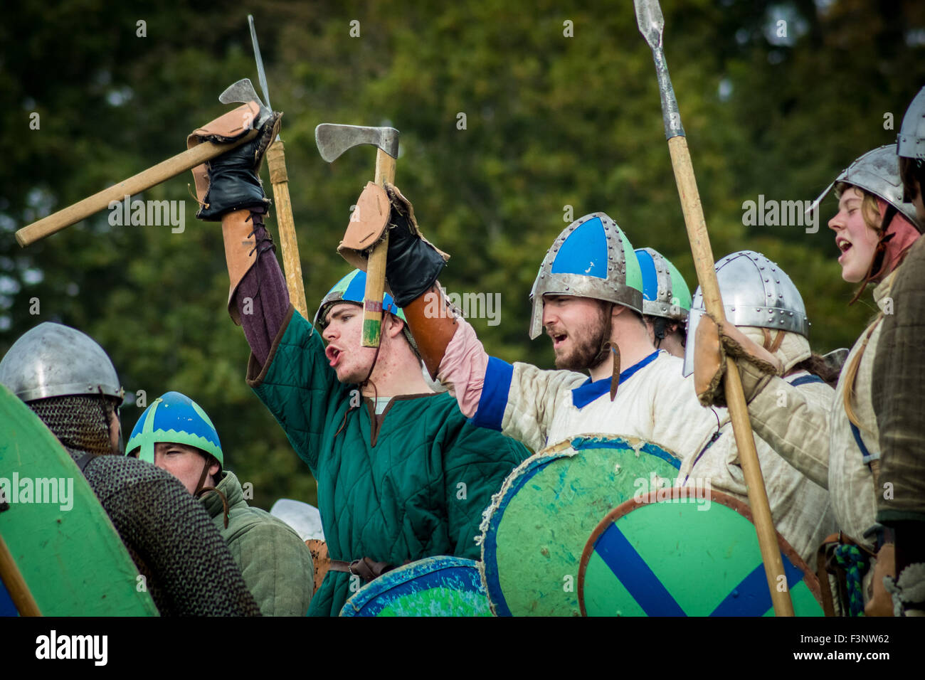 East Sussex, UK. 10th October, 2015. Battle of Hastings Historic ...