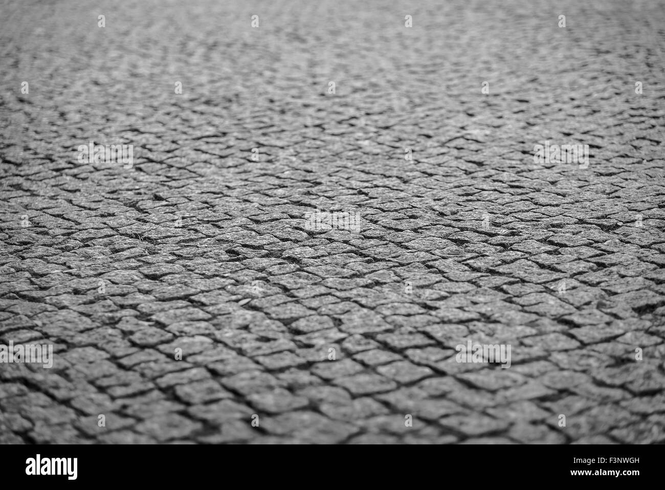 Brick stone street road Stock Photo - Alamy