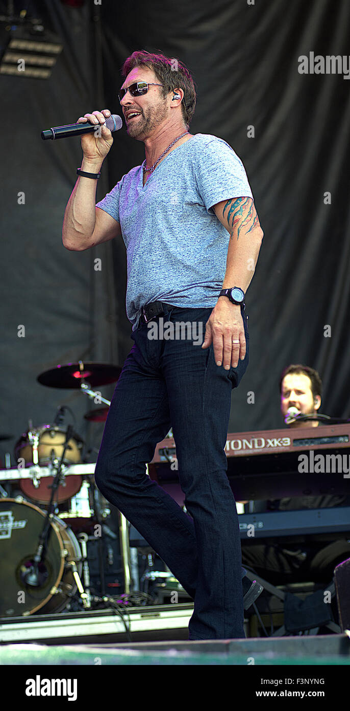 Craig Morgan performs at the Annual Kicker Country Stampede in ...