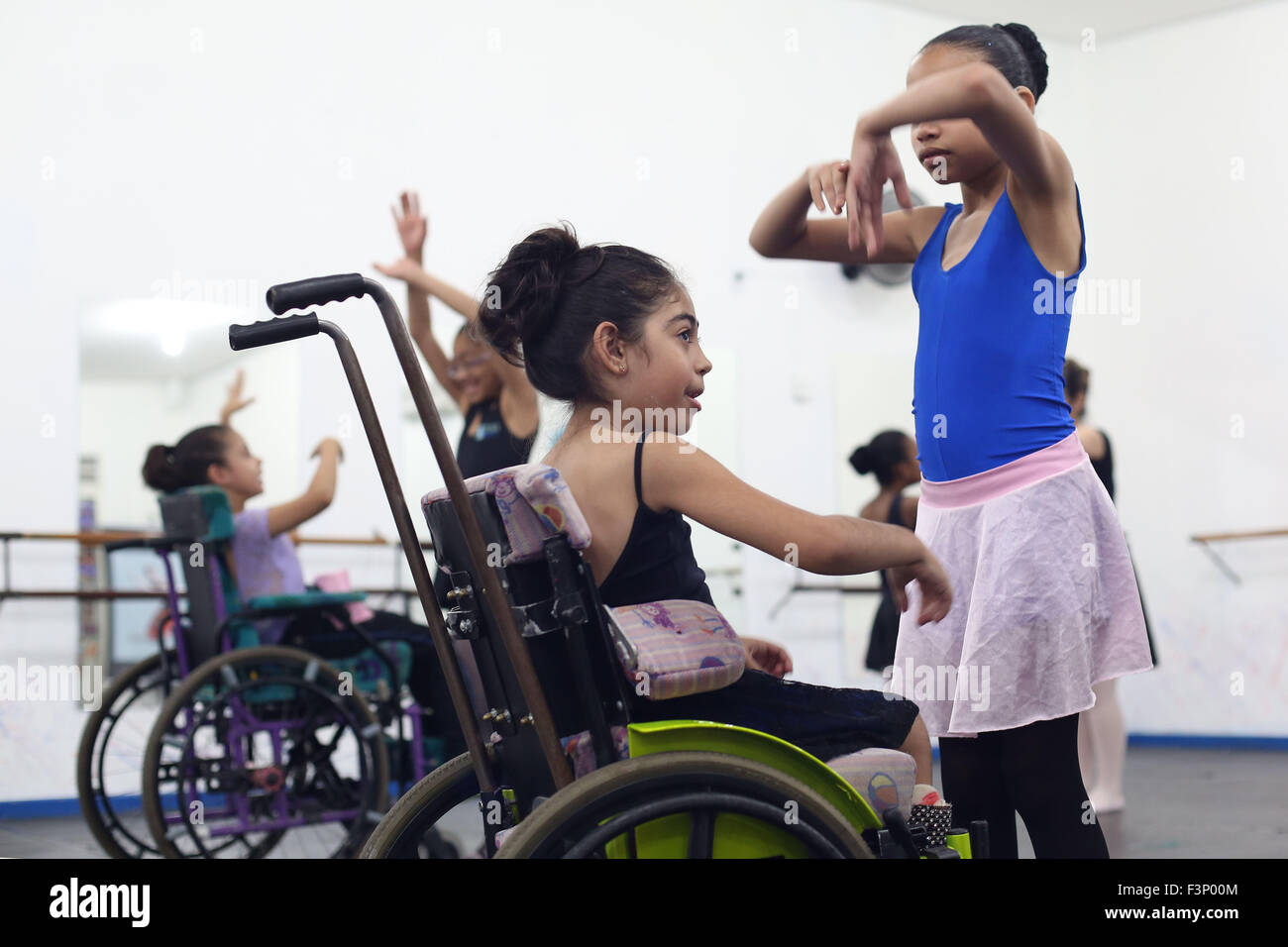 Blind girl and students hi-res stock photography and images - Alamy