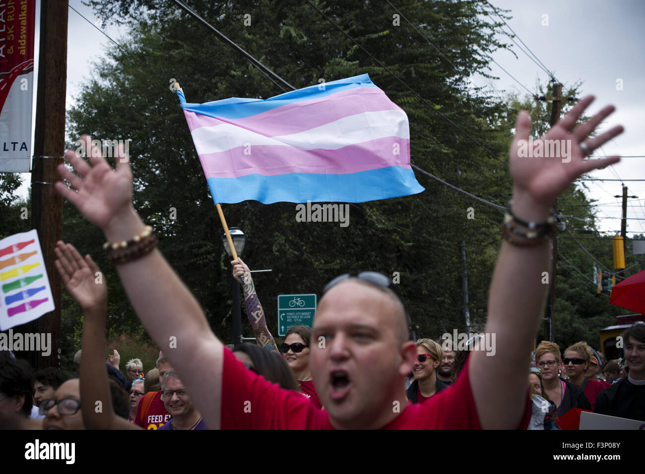 Atlanta, GA, USA. 10th Oct, 2015. LGBT community celebrates Gay Pride ...