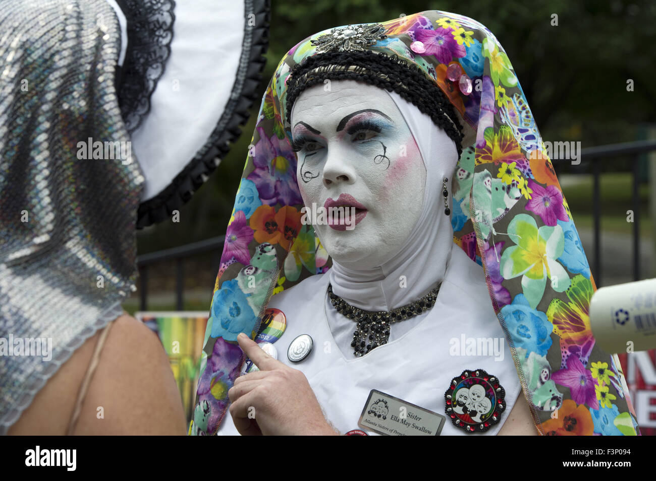 Atlanta, GA, USA. 10th Oct, 2015. LGBT community celebrates Gay Pride ...