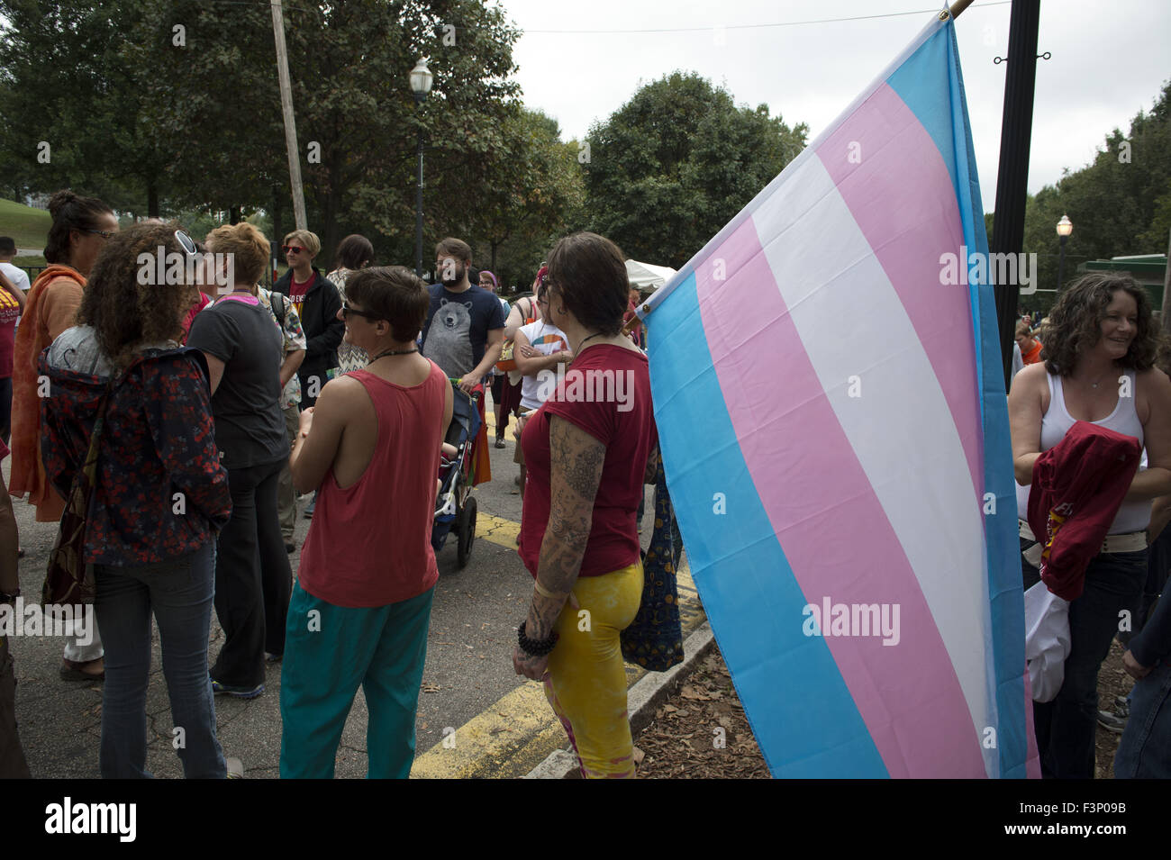 Atlanta, GA, USA. 10th Oct, 2015. LGBT community celebrates Gay Pride ...