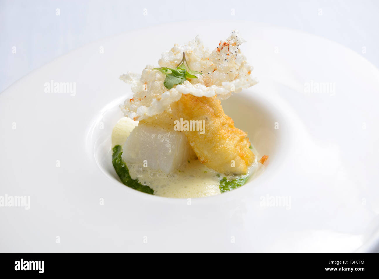 Cod fish dish hi-res stock photography and images - Alamy