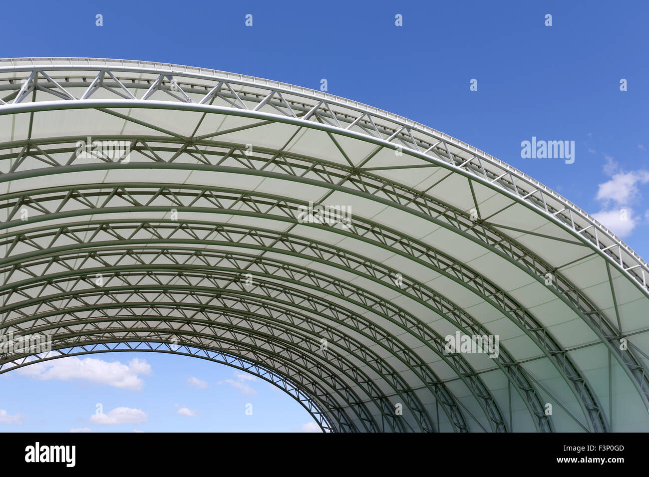 Part of architecture abstract of a plastic dome Stock Photo - Alamy