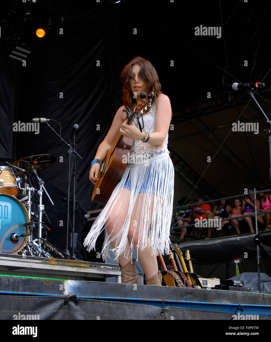 Manhattan, Kansas. Sasha McVeigh a British country music singer ...