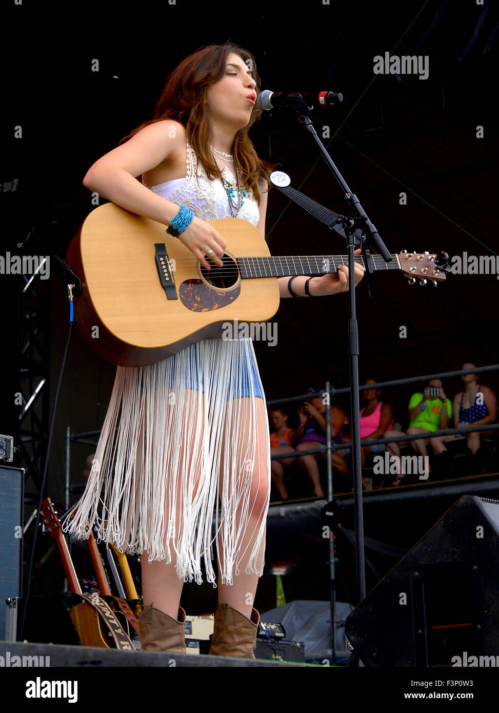 Manhattan, Kansas. Sasha McVeigh a British country music singer ...