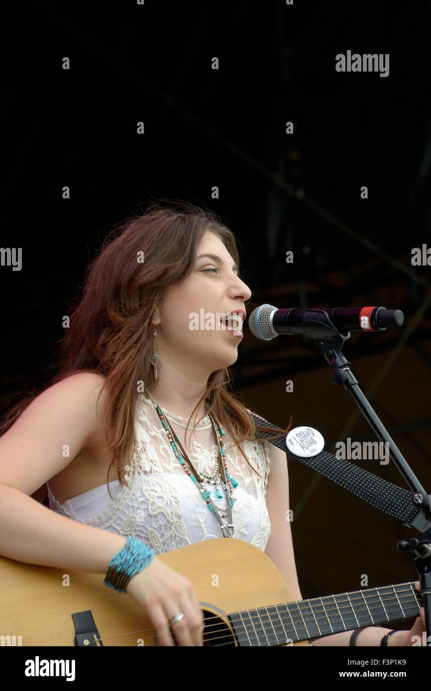 Manhattan, Kansas. Sasha McVeigh a British country music singer ...
