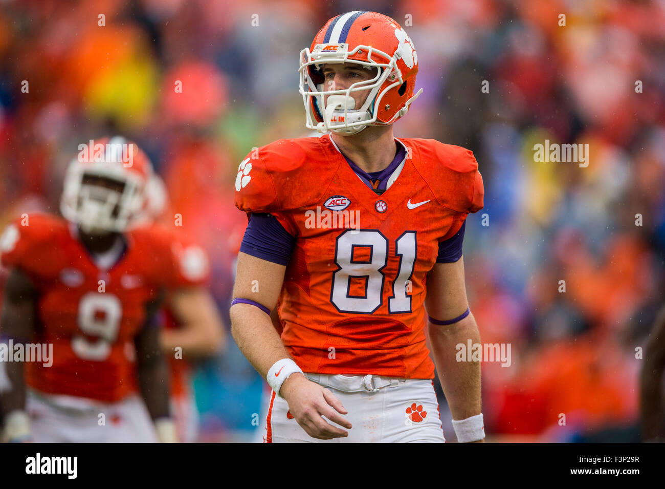 Clemson tight end Stanton Seckinger (81) during the NCAA college ...