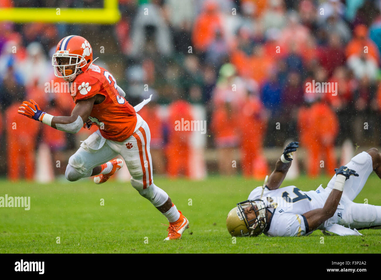 Clemson wide receiver Ray-Ray McCloud (34) during the NCAA college ...
