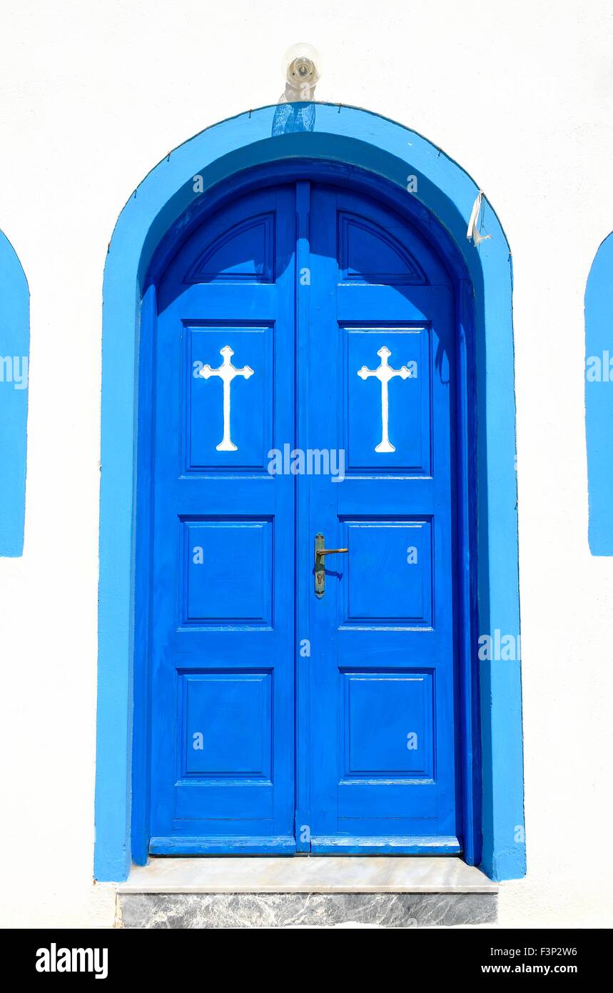 Greek orthodox church doors hi-res stock photography and images - Alamy