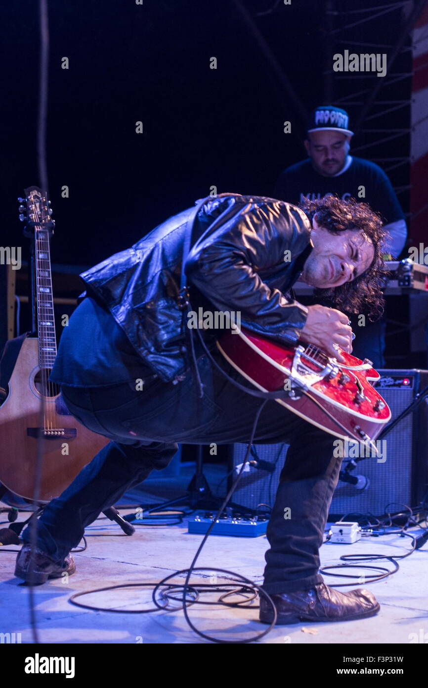 Marfa, Texas, USA. 24th Sep, 2015. David Garza performs at the The 2015 ...
