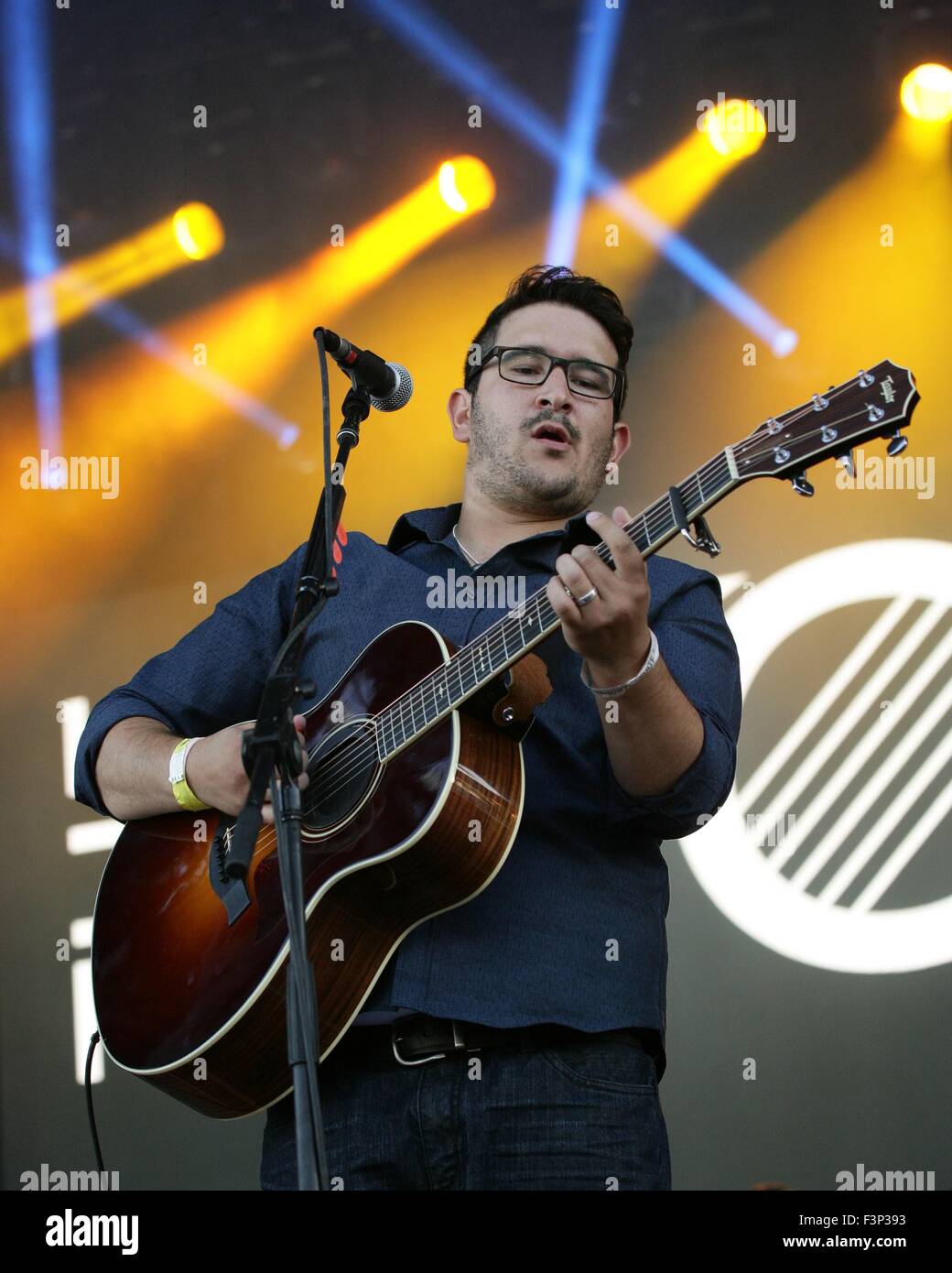 Las Vegas, NV, USA. 10th Oct, 2015. Mike Mares of The Noms in ...