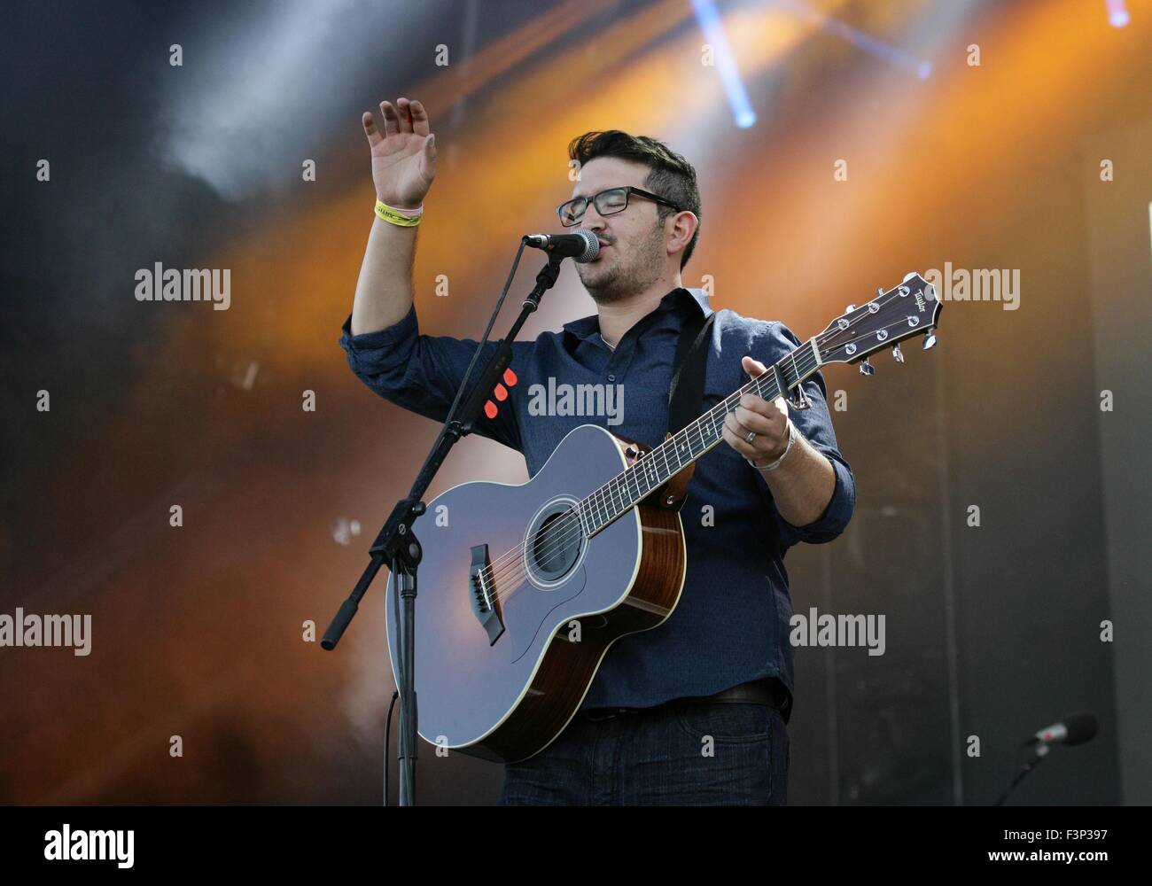 Las Vegas, NV, USA. 10th Oct, 2015. Mike Mares of The Noms in ...