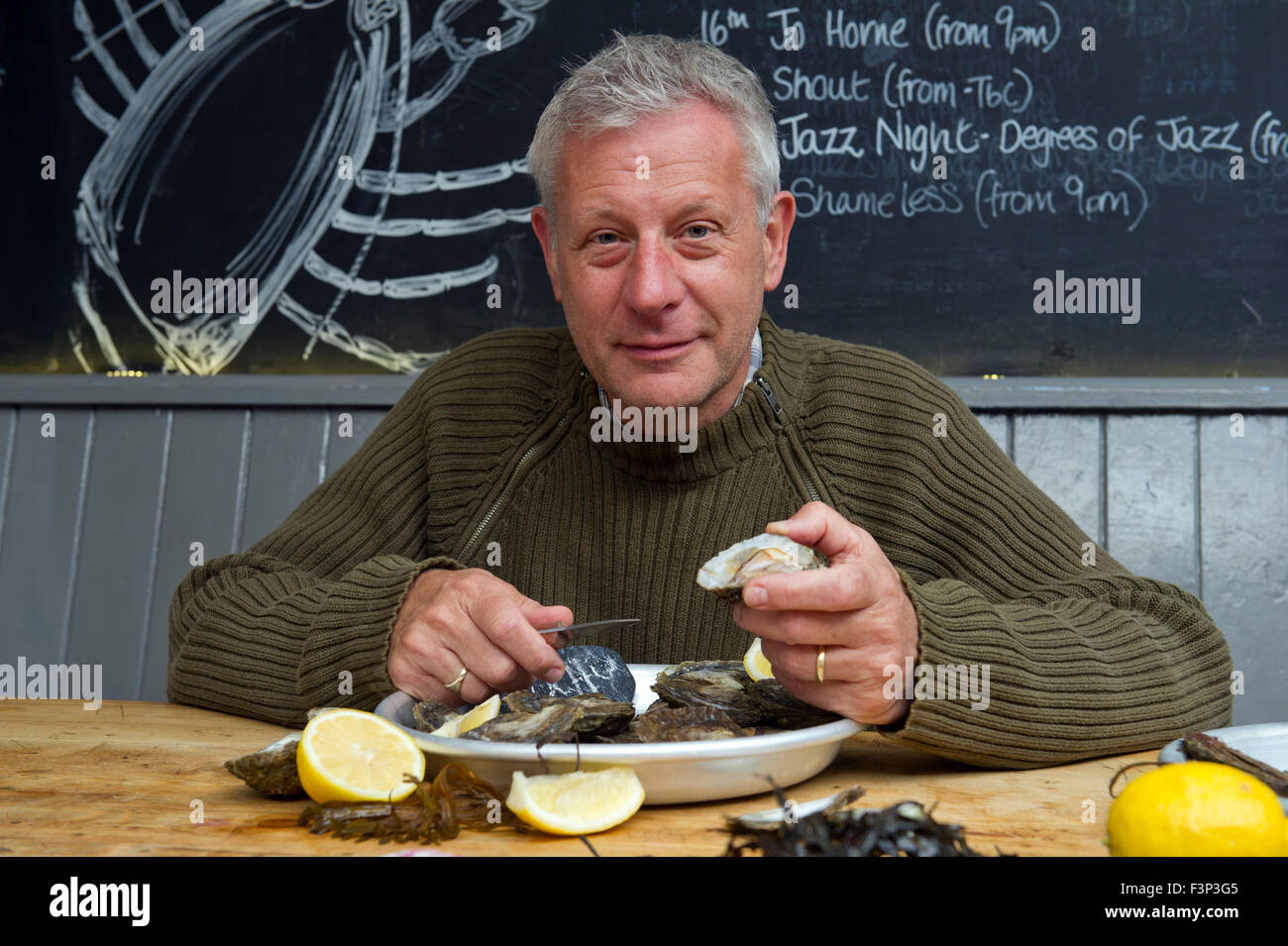 Robin Hancock of Wright Brothers Oysters, who manages the Duchy of ...