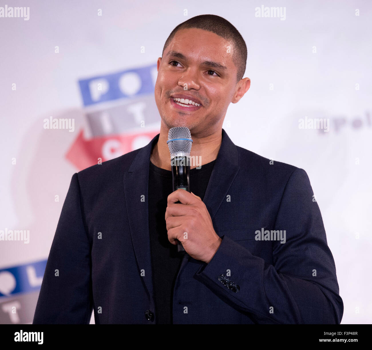 Los Angeles, California, USA. 10th Oct, 2015. TREVOR NOAH, the new host ...