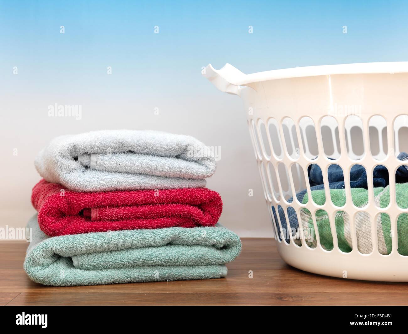 An abstract photo of traditional laundry items Stock Photo - Alamy