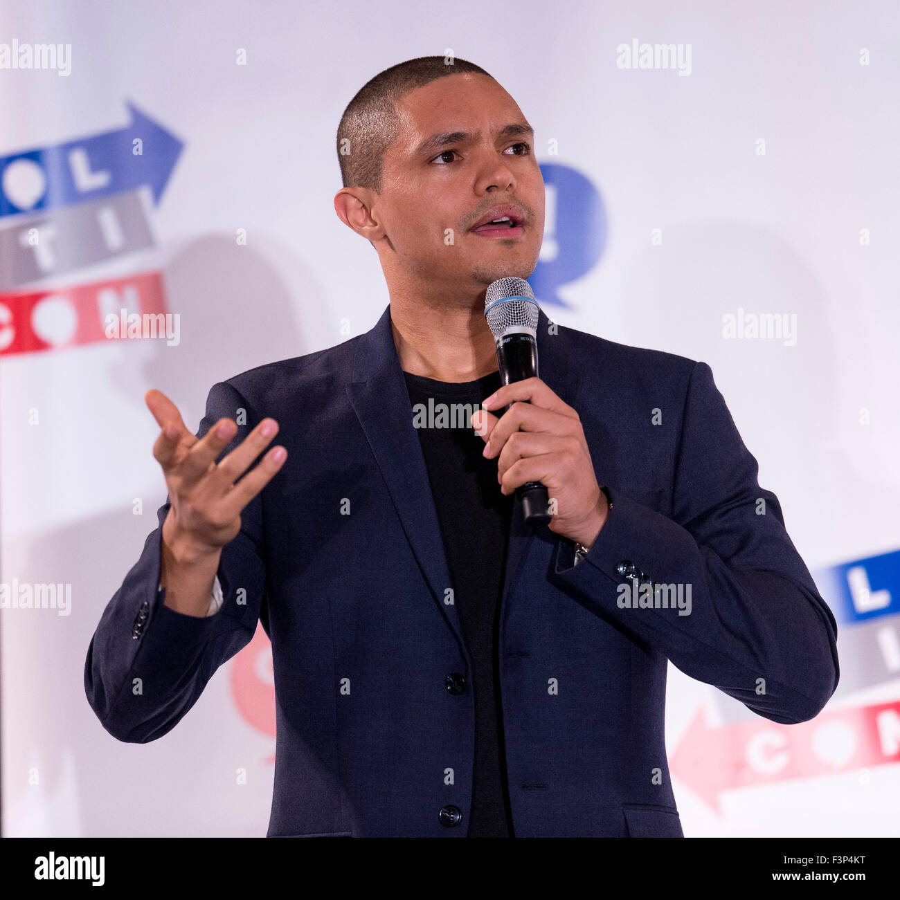 Los Angeles, California, USA. 10th Oct, 2015. TREVOR NOAH, the new host ...