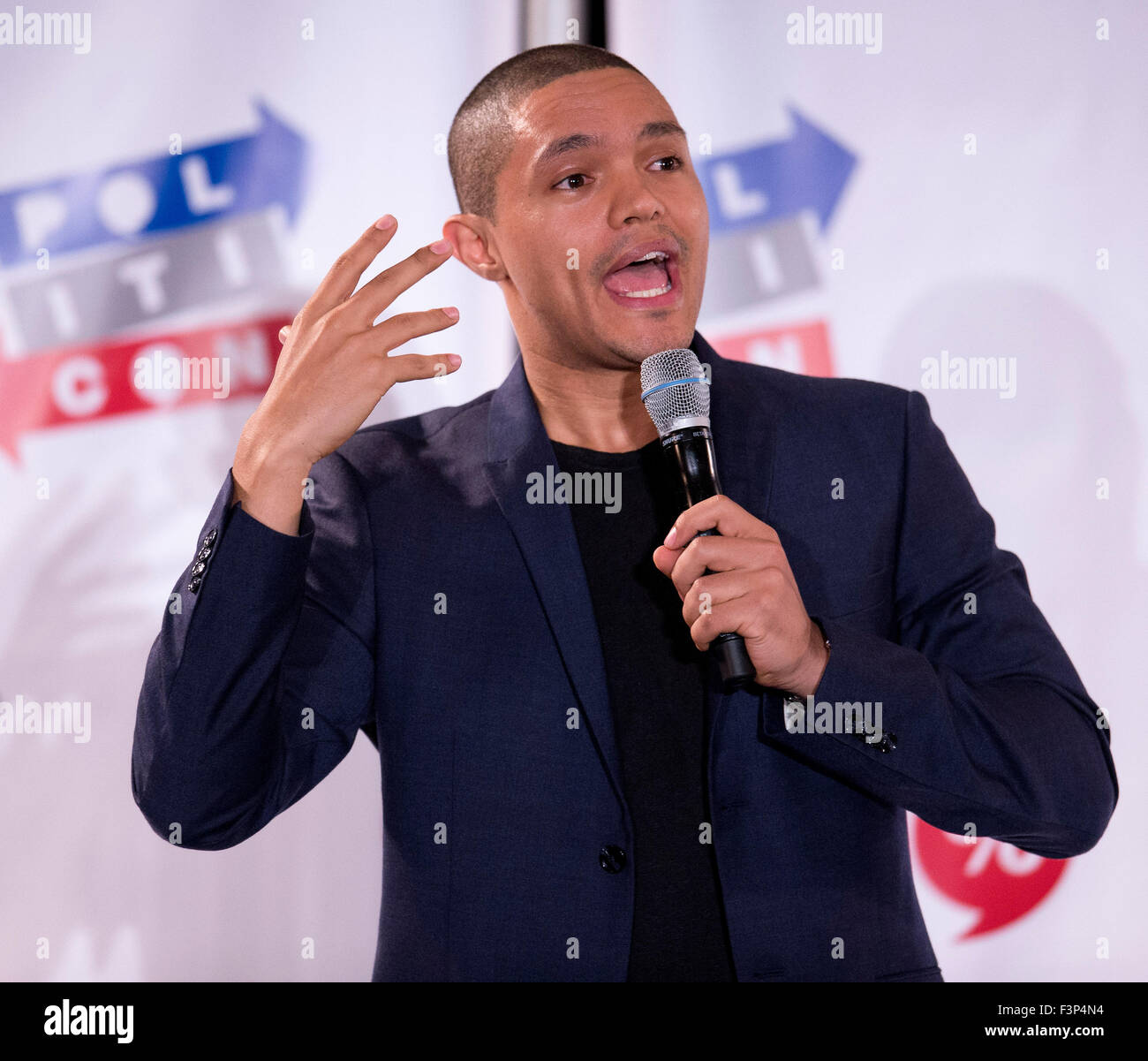 Los Angeles, California, USA. 10th Oct, 2015. TREVOR NOAH, the new host ...