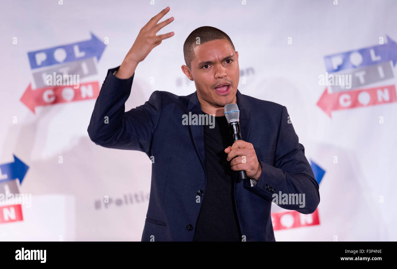 Los Angeles, California, USA. 10th Oct, 2015. TREVOR NOAH, the new host ...