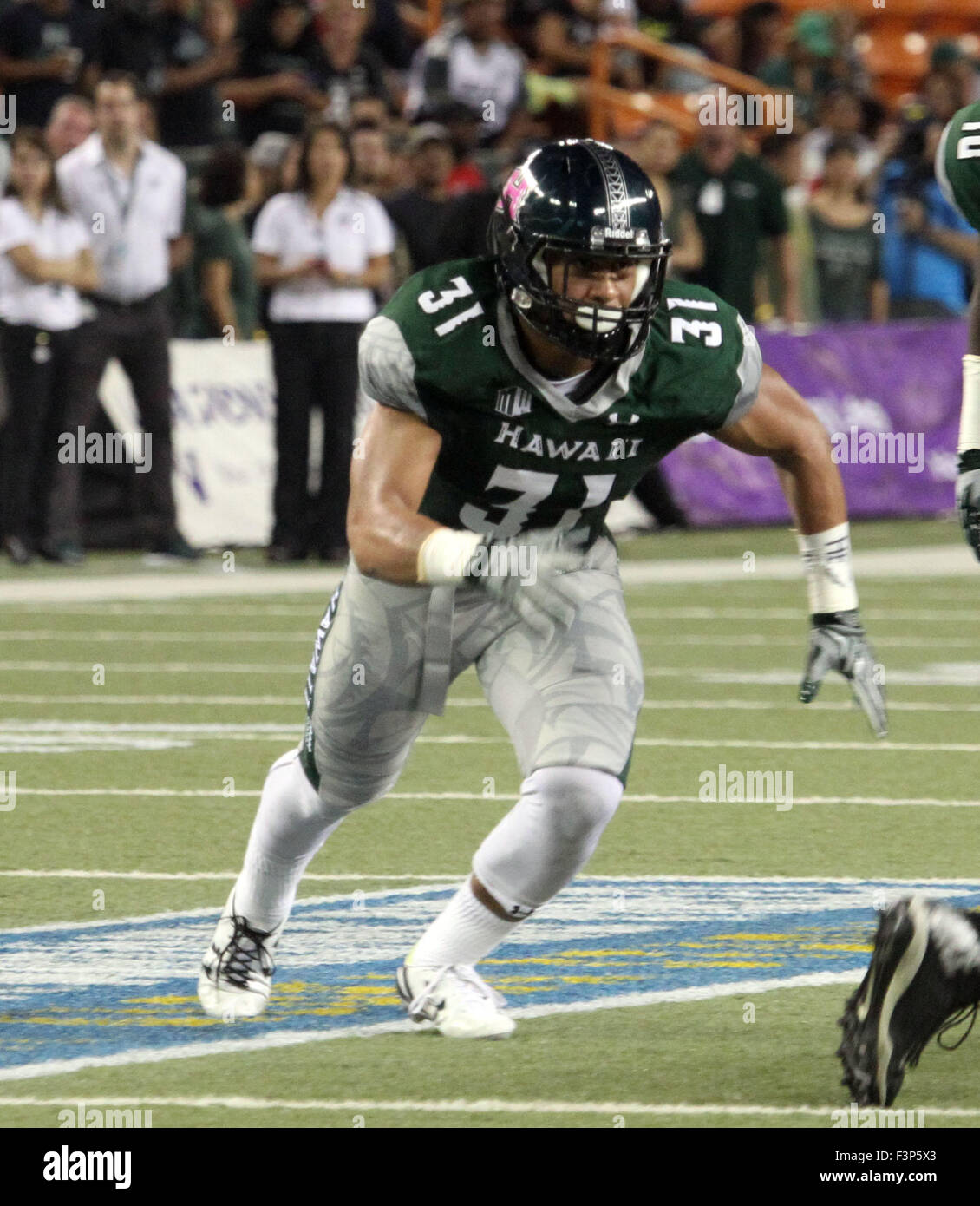 Honolulu, Hawaii, USA. 10th Oct, 2015. Hawaii Rainbow Warriors ...
