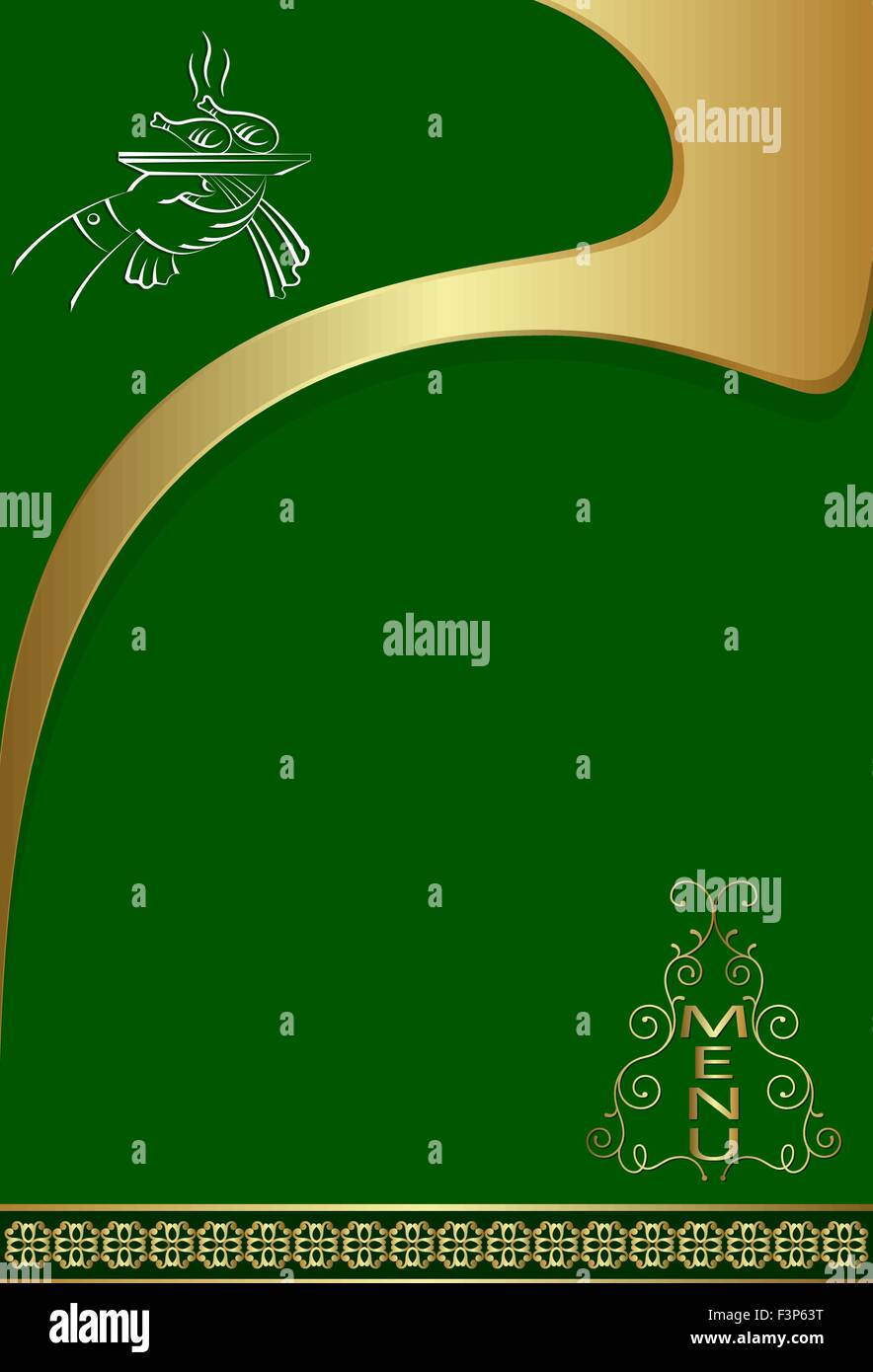 Menu Card Design Template Vector Art Stock Vector Image & Art - Alamy