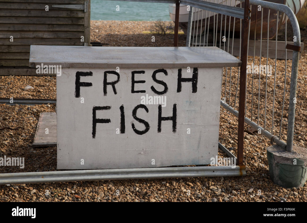 Fresh Fish Sign On The Beach High Resolution Stock Photography and ...